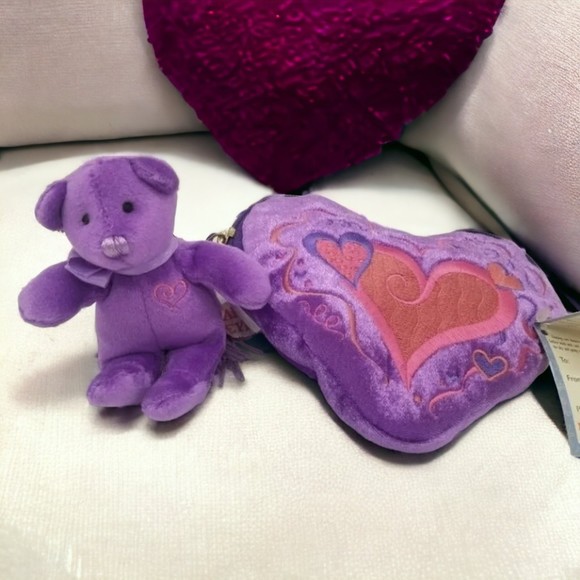 Mary Meyer | Toys | Mary Meyers 9s Purple Princess Plush Bear Toy Purse ...